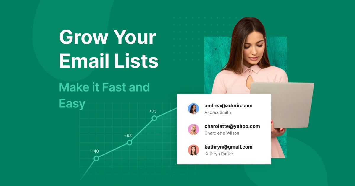 10 Tools to Grow Your Email List Fast and Easily - Adoric Blog